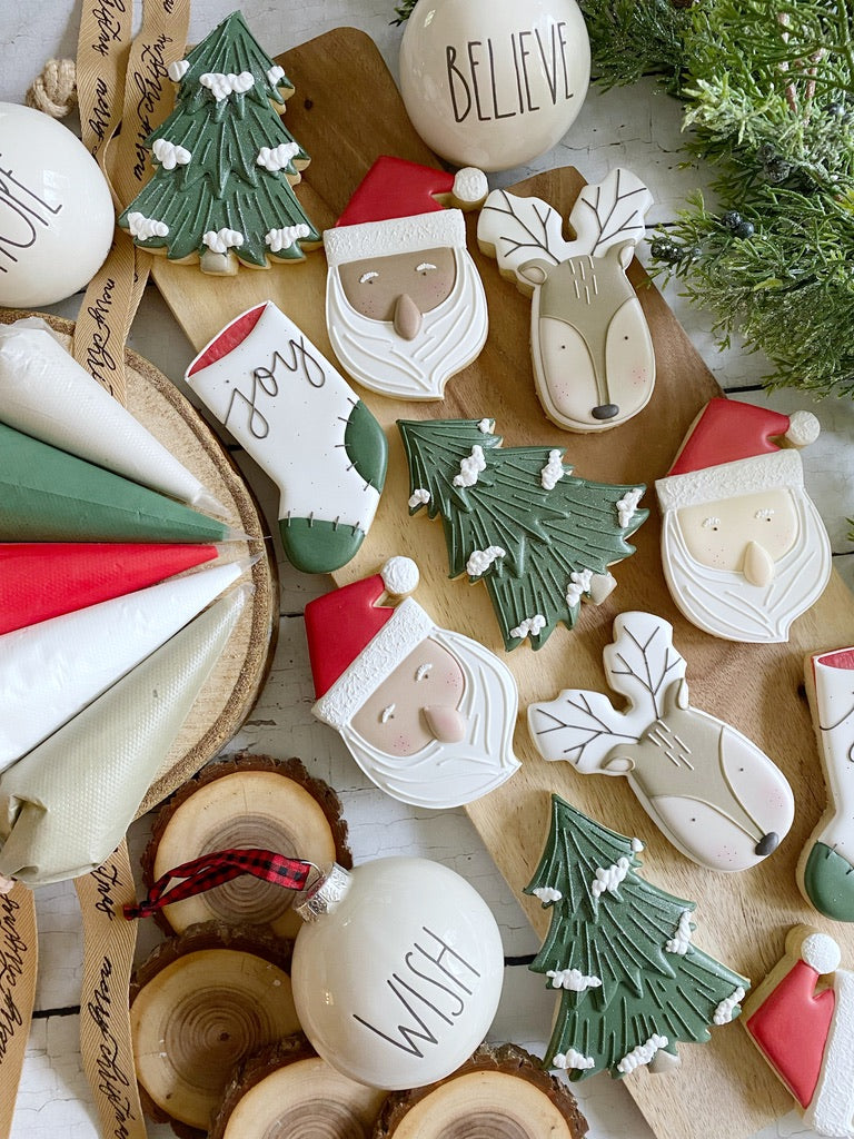 Beginner Holiday Cookie Decorating Class Cookie Cutter STL File Set fo – The Millers Wife Custom ...