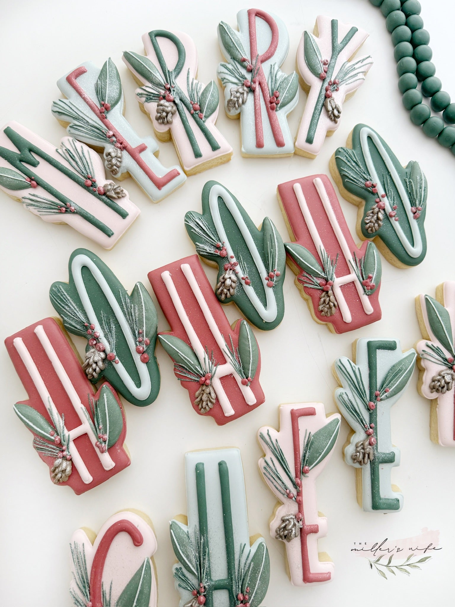 Festive Lettered Sets Cookie Cutter STL File Set for 3D Printing – The ...