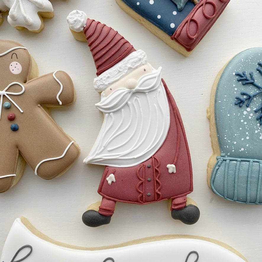 Santa Cookie Cutter STL File for 3D Printing – The Millers Wife Custom ...