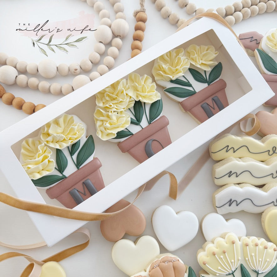 Flower Pot Cookie Cutter set STL File set for 3D Printing – The Millers ...