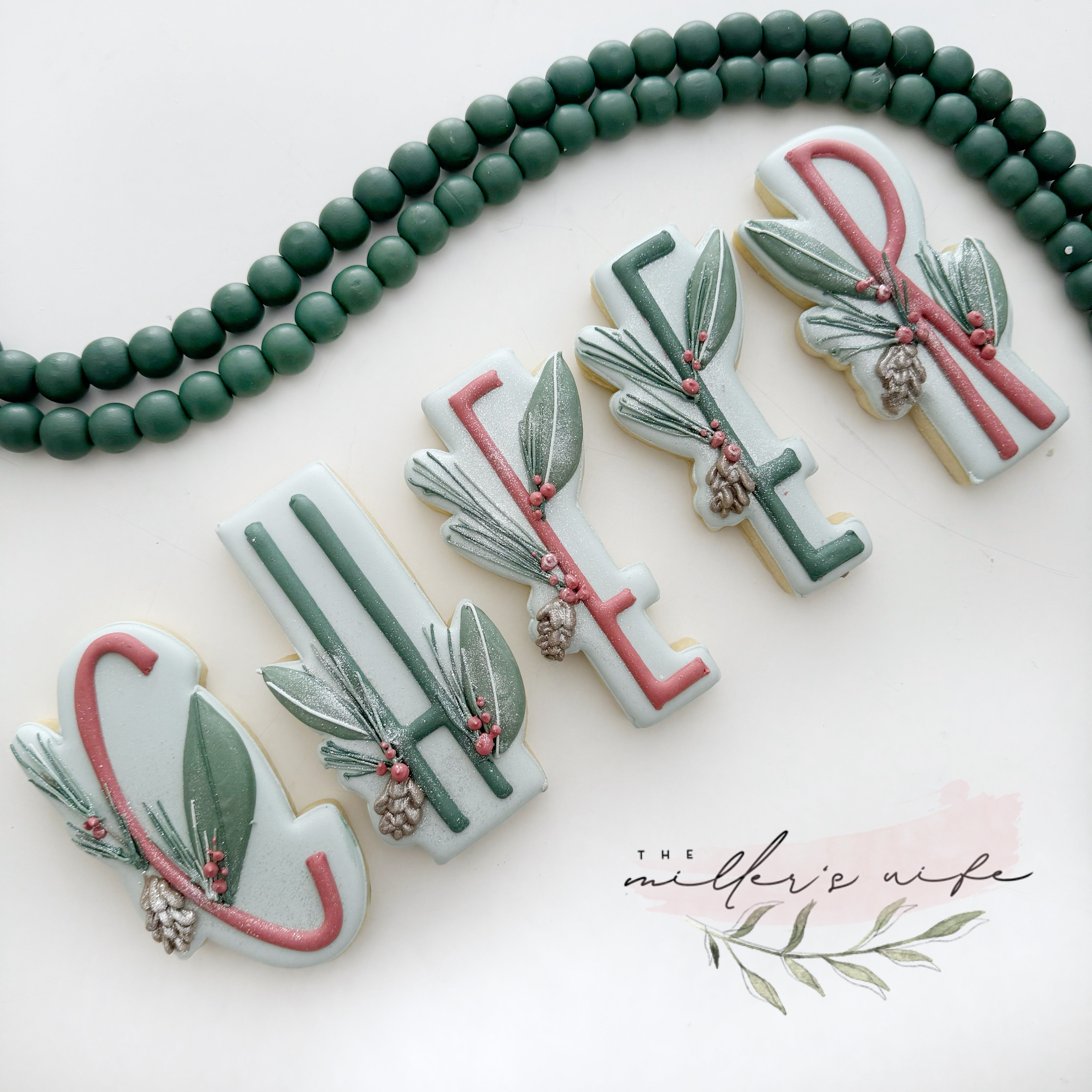Festive Lettered Sets Cookie Cutter STL File Set for 3D Printing – The ...