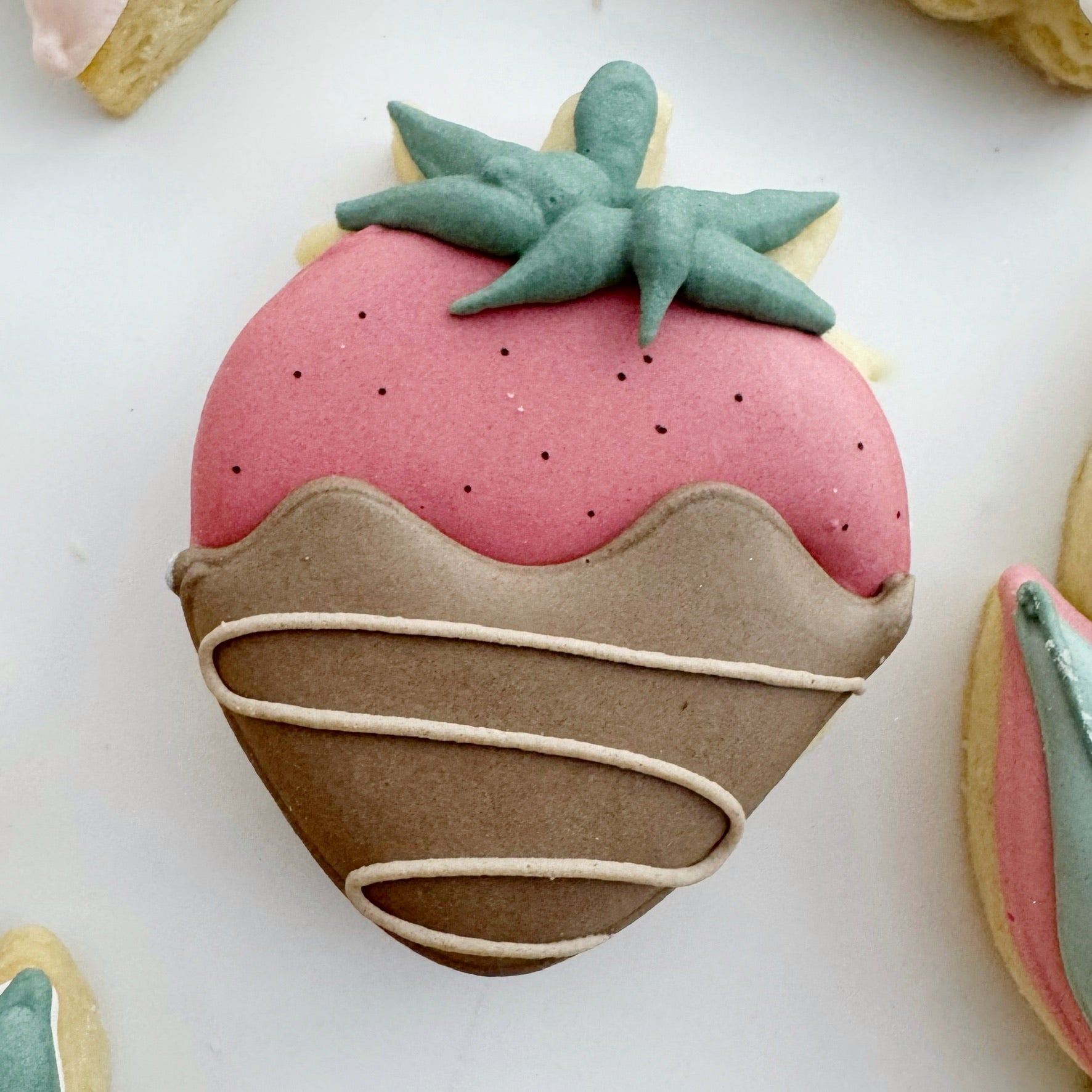 Chocolate Covered Strawberry Cookie Cutter STL File for 3D Printing ...