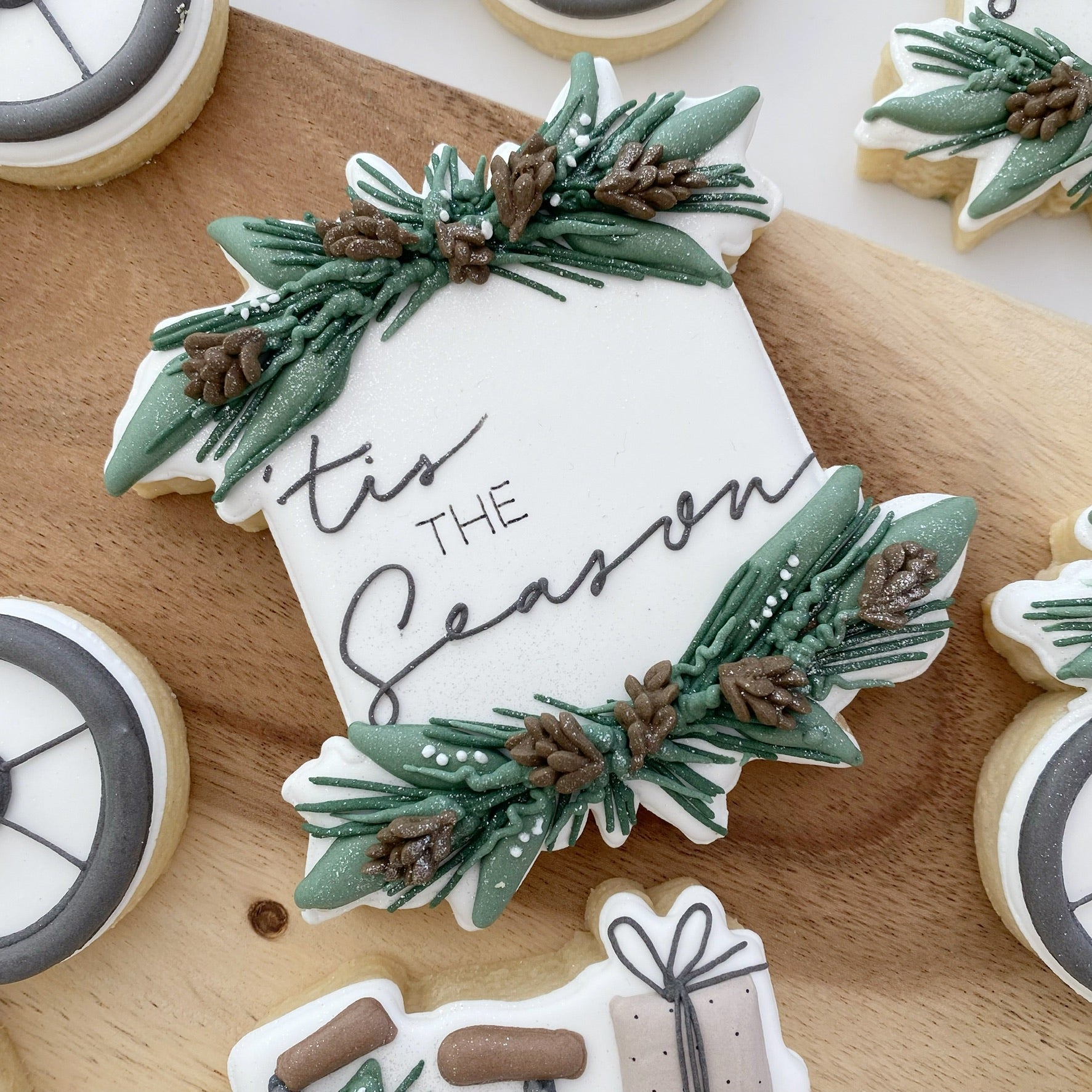 Festive Plaque Cookie Cutter STL File for 3D Printing – The Millers Wife Custom Cookies