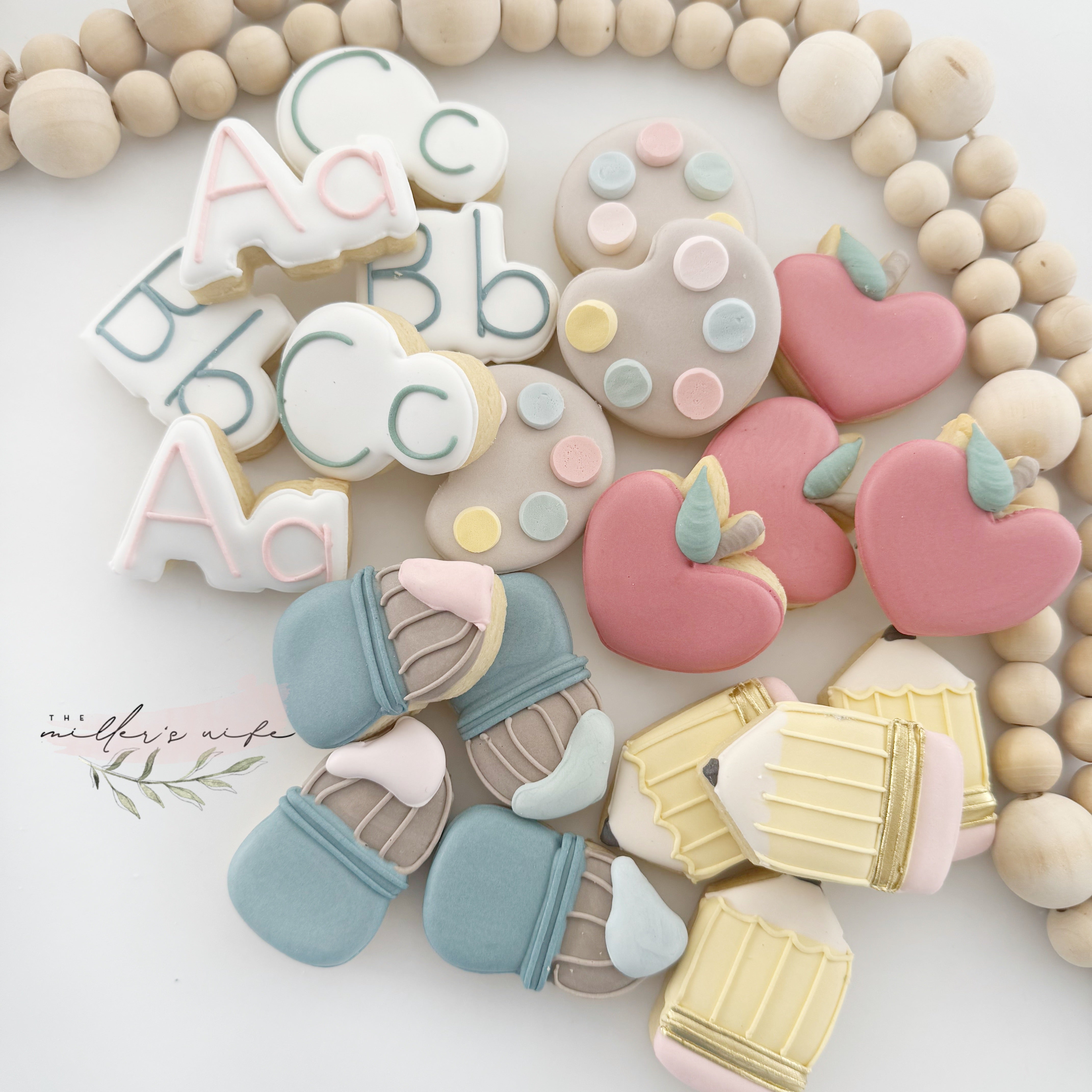 School Themed Mini Cookie Cutter STL File Set for 3D Printing – The ...